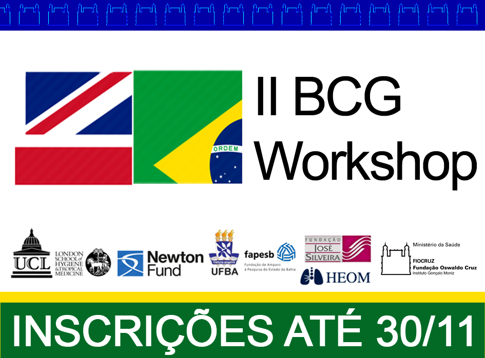 Workshop sobre vacina BCG está com as inscrições abertas – Instituto ...
